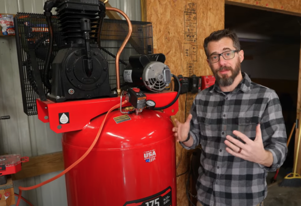 Full Shop Air Compressor Setup - I Like To Make Stuff