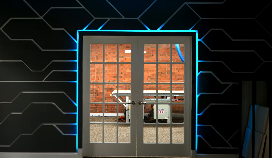 Accent Wall with an Air Quality Sensor - I Like To Make Stuff