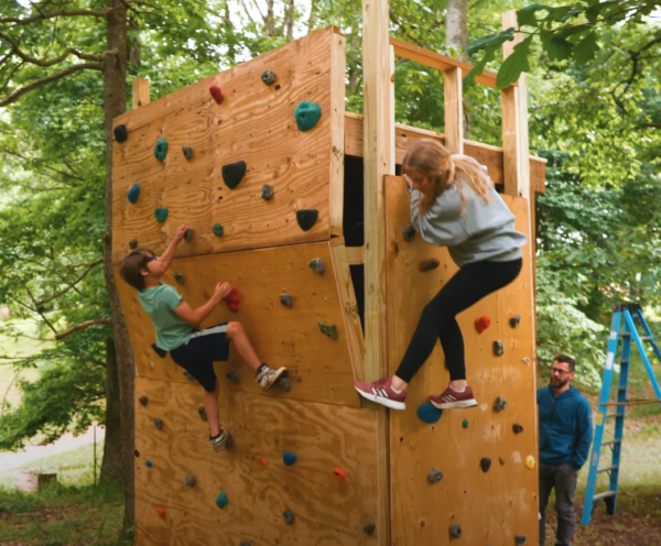 Making a Backyard Climbing Wall - I Like To Make Stuff