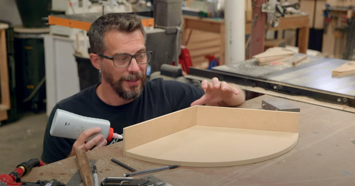 "Making It" Podcast Table - I Like To Make Stuff