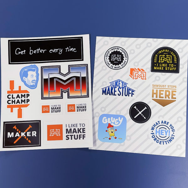 Sticker Sheet - I Like To Make Stuff