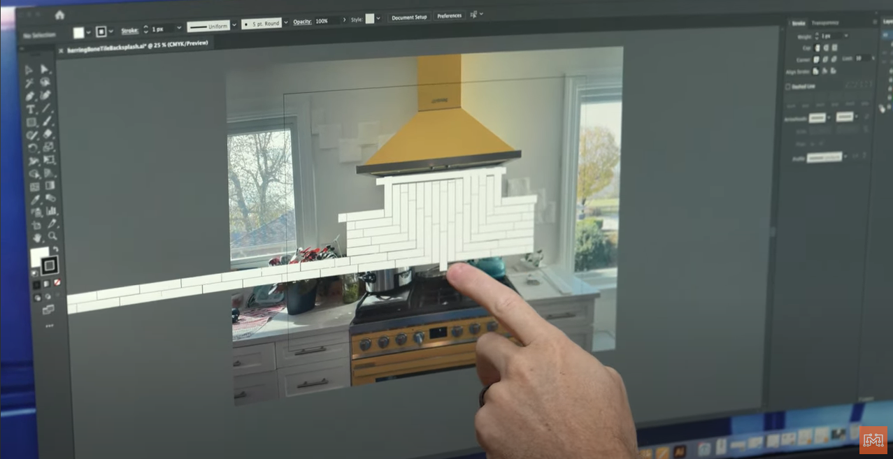 How to Avoid Mistakes With a Unique Tile Backsplash - I Like To Make Stuff