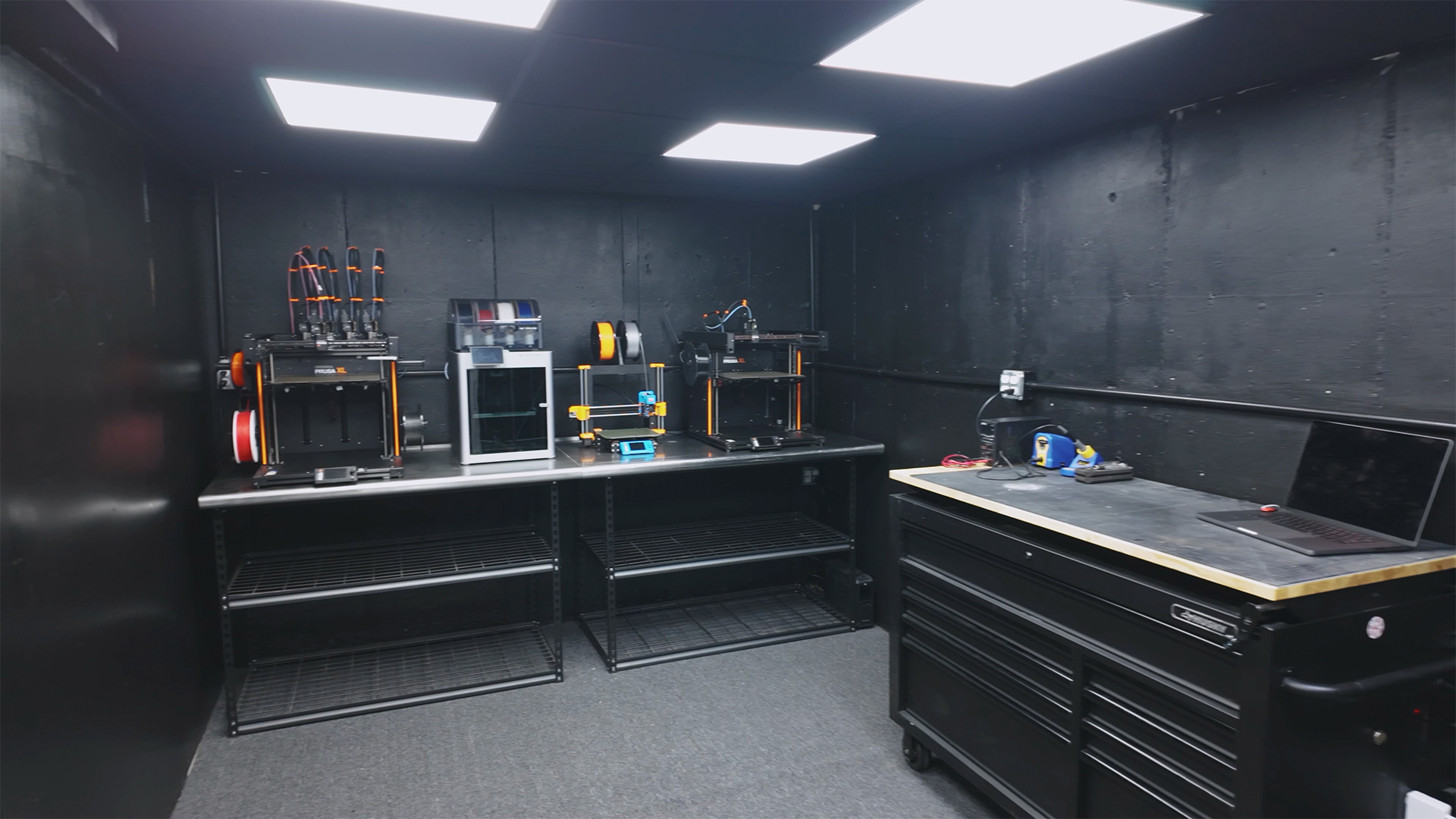 Building a TRON Inspired Electronics Room - I Like To Make Stuff