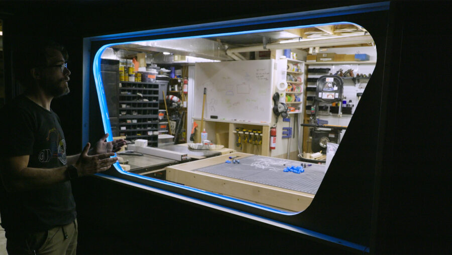 Building a TRON Inspired Electronics Room - I Like To Make Stuff