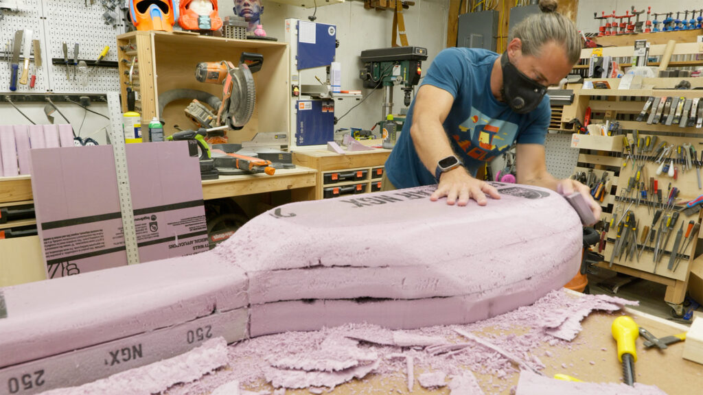 Making a Giant Noodle Grabber to Learn Foam and Fiberglass - I Like To ...