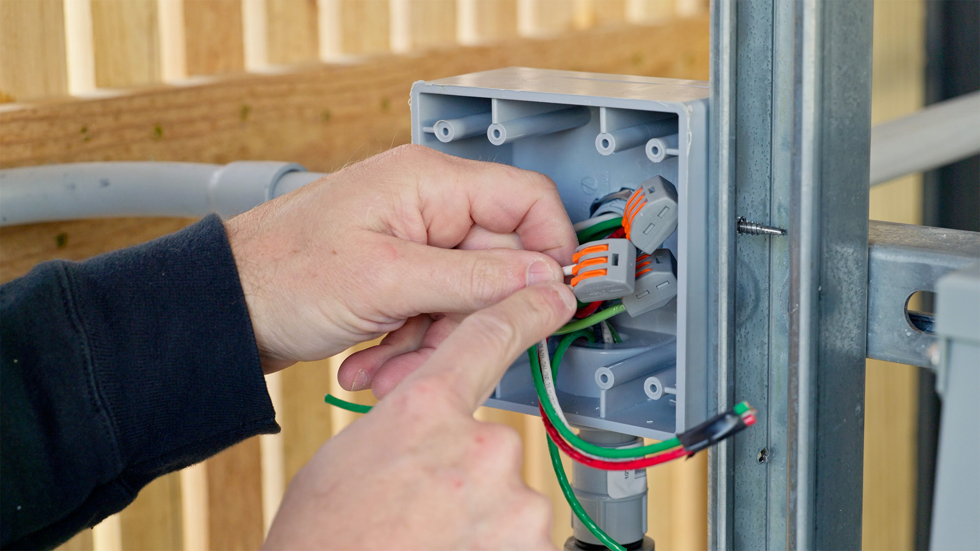 DIY Shed Electrical: Running Conduit, Outlets, and Switches - I Like To ...