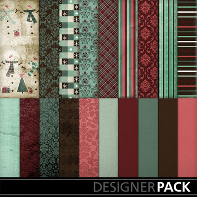 Digital Scrapbooking Kits | 4 Seasons Winter | Holidays - Christmas ...