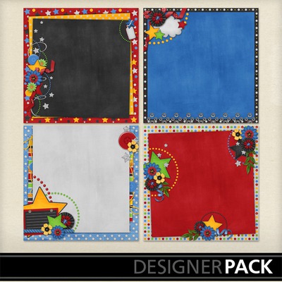 Digital Scrapbooking Kits | Main Street Magic Papers | Entertainment ...