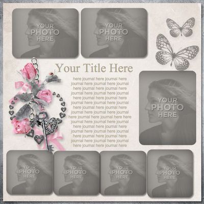 Digital Scrapbooking Kits | Multi Photo Template Vol 2 | Everyday ...