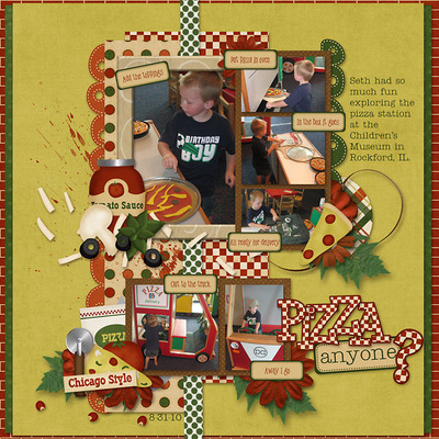 Digital Scrapbooking Kits | Pizza Pie Pack | Food - Recipes | MyMemories