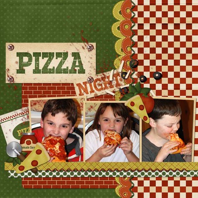 Digital Scrapbooking Kits | Pizza Pie Pack | Food - Recipes | MyMemories