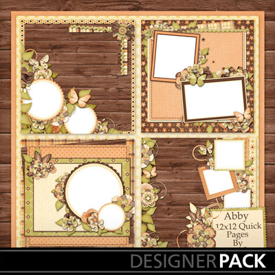 Digital Scrapbooking Kits | Abby Quick Pages-(jsscrap) | Everyday ...