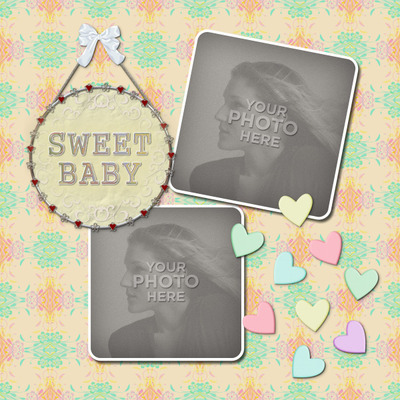Digital Scrapbooking Kits | Sweet Baby Template-(LLLCrtn) | Babies ...