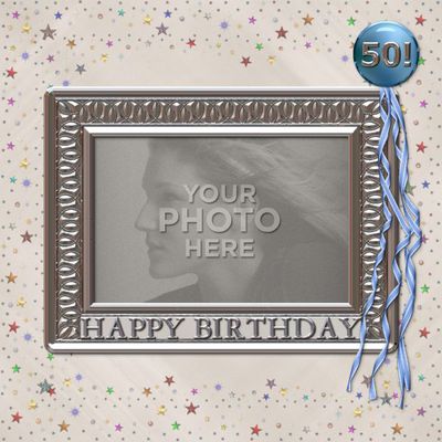 Digital Scrapbooking Kits | 50th Birthday Template-(LLLCrtn ...