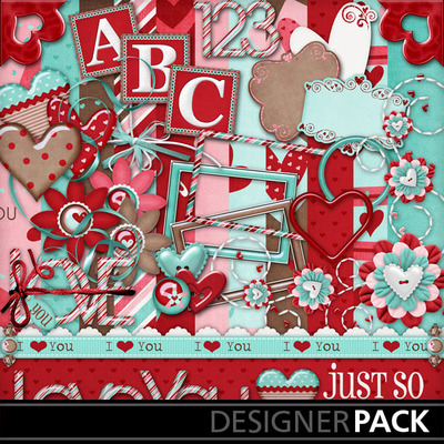 Digital Scrapbooking Kits | Love You Combo Pack-(jsscrap) | Holidays ...