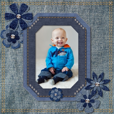 Digital Scrapbooking Kits | Denim Paper Set | Boys, Decorative, Friends ...