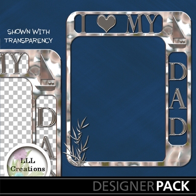 Digital Scrapbooking Kits | I Love My Dad Frame-(LLLCrtn) | Babies ...