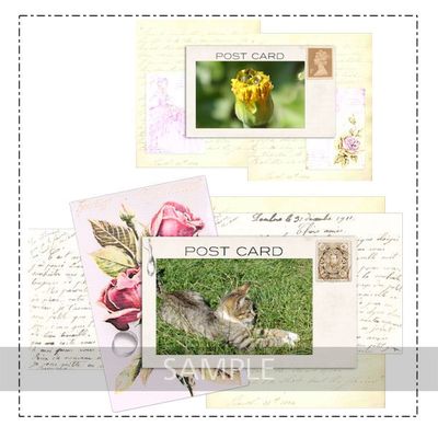 Digital Scrapbooking Kits | Postcard Frames-(aniaw) | Family, Friends ...