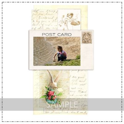 Digital Scrapbooking Kits | Postcard Frames-(aniaw) | Family, Friends ...