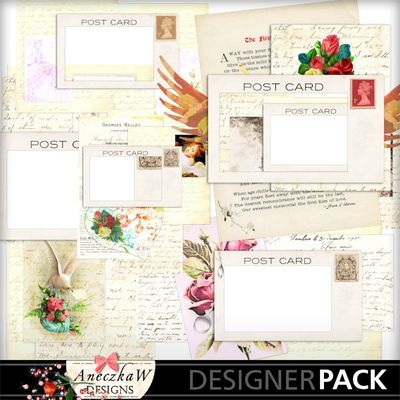 Digital Scrapbooking Kits | Postcard Frames-(aniaw) | Family, Friends ...