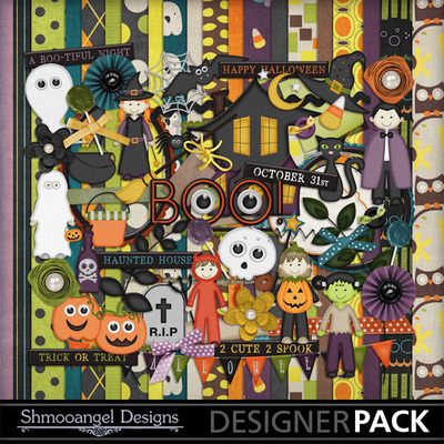 Digital Scrapbooking Kits | A Boo-tiful Night-(Shmoang) | Holidays ...