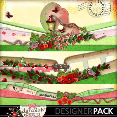 Digital Scrapbooking Kits | Book of Memories Borders-(aniaw ...