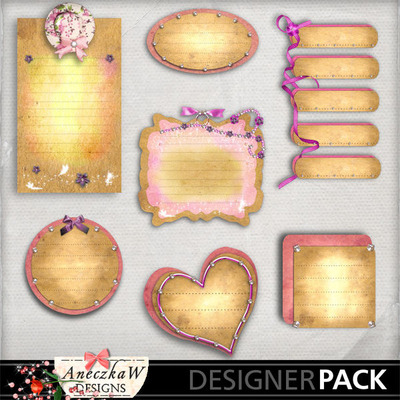 Digital Scrapbooking Kits | Journaling Tags-(aniaw) | Love | MyMemories