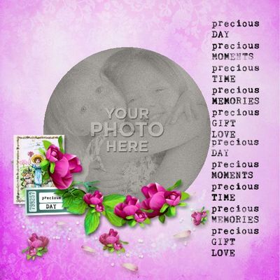 Digital Scrapbooking Kits | Precious Memories Template-(aniaw) | Family ...