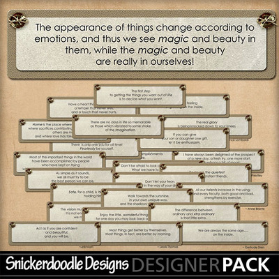 Digital Scrapbooking Kits | ABCs of Life Quotes-(Snicker) | Everyday ...
