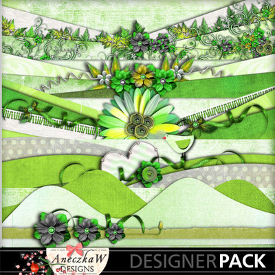 Digital Scrapbooking Kits | Spring Borders-(aniaw) | Decorative ...