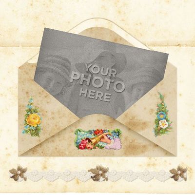 Digital Scrapbooking Kits | Envelope Template 1-(aniaw) | Love, Nature ...