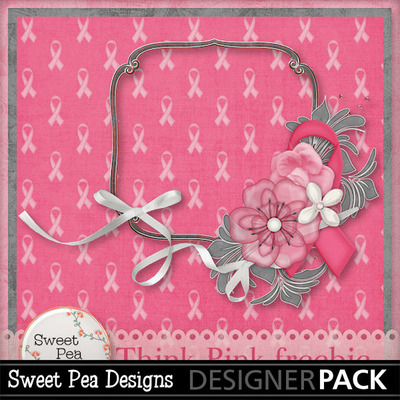 Digital Scrapbooking Kits | Think Pink Frame-(SPD) | | MyMemories