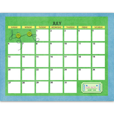 Digital Scrapbooking Kits | 2014 Boys Calendar-(aniaw) | Boys ...