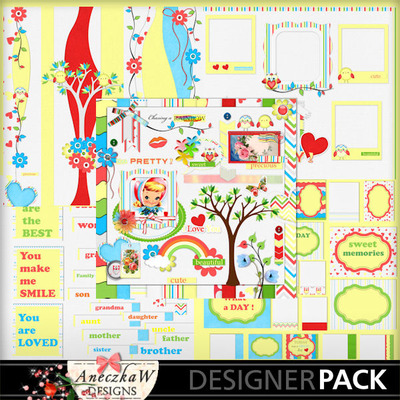 Digital Scrapbooking Kits | Rainbow Bundle-(aniaw) | Celebrations ...