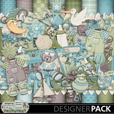 Digital Scrapbooking Kits | Precious Baby Boy Kit-(LMScrap) | Babies ...
