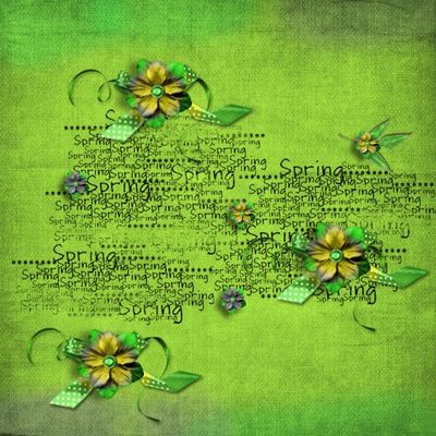 Digital Scrapbooking Kits | Spring Photobook 3 12x12-(aniaw) | Family ...