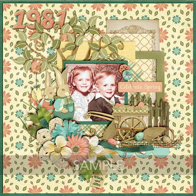 Digital Scrapbooking Kits | Hoppy Spring-(MSG) | Family, Girls ...