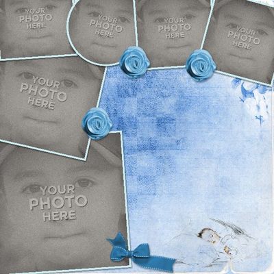 Digital Scrapbooking Kits | Baby Boy Photobook 12x12-(aniaw) | Boys ...