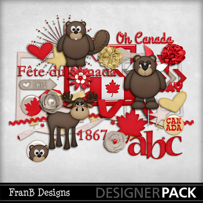 Digital Scrapbooking Kits | Oh Canada-(FranB) | Girls, Kid Fun, Love ...