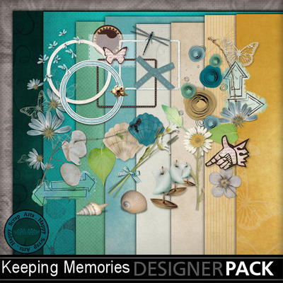 Digital Scrapbooking Kits | Keeping Memories Bundle-(HSA) | Decorative ...