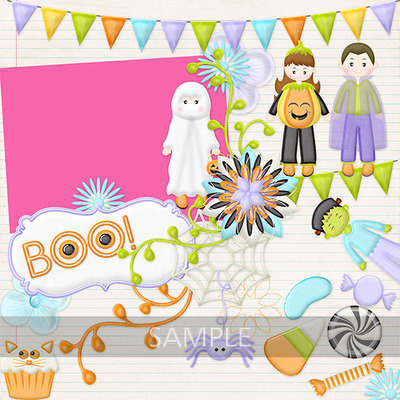 Digital Scrapbooking Kits | Boo Boo-(Arshia0) | Friends, Holidays ...
