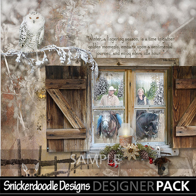 Digital Scrapbooking Kits | Woodland Winter Pack-(Snicker) | Memories ...