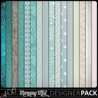 Digital Scrapbooking Kits | Morning Mist Collection-(ADBD) | Holidays ...