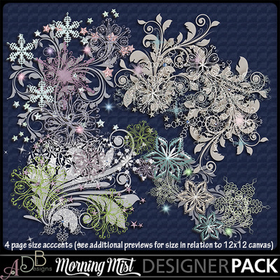 Digital Scrapbooking Kits | Morning Mist Collection-(ADBD) | Holidays ...