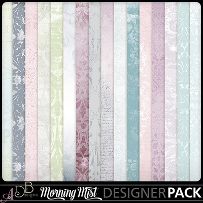 Digital Scrapbooking Kits | Morning Mist Collection-(ADBD) | Holidays ...