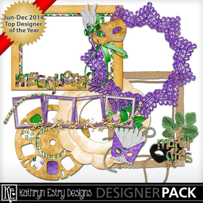 Digital Scrapbooking Kits | Masquerade Mardi Gras Bundle-(Kathryn ...