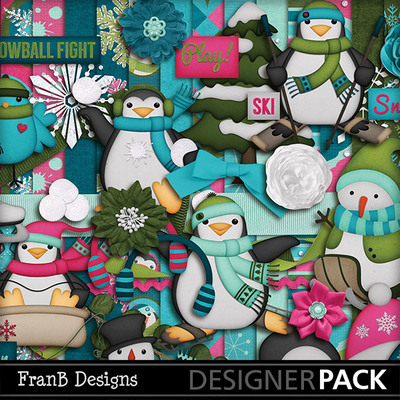 Digital Scrapbooking Kits | Winter Wonderland-(FranB) | Kid Fun ...