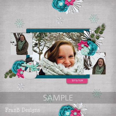 Digital Scrapbooking Kits | Winter Wonderland-(FranB) | Kid Fun ...