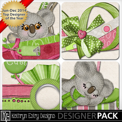 Digital Scrapbooking Kits | The Outback-Koala Borders-(Kathryn ...