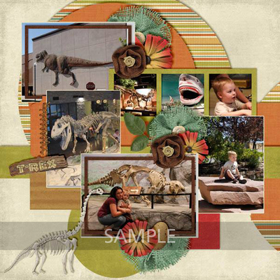 Digital Scrapbooking Kits | Prehistoric World-(MSG) | Boys ...